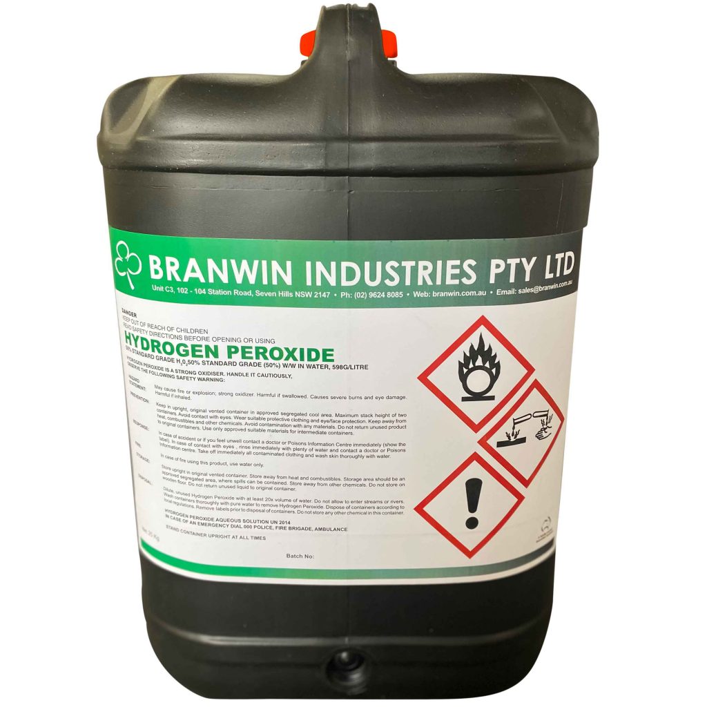 Hydrogen Peroxide - Branwin Industries | Dry Cleaning Supplies Sydney