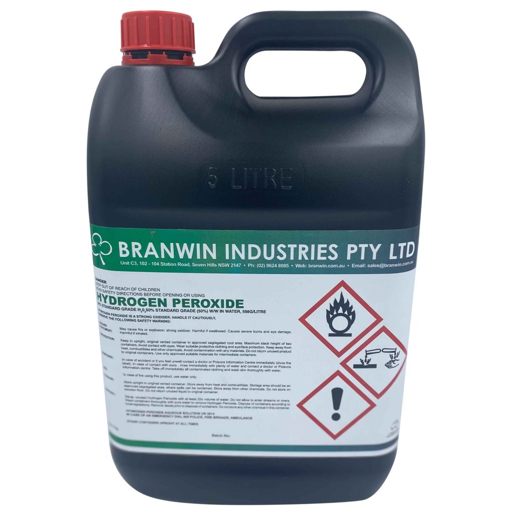 Hydrogen Peroxide - Branwin Industries | Dry Cleaning Supplies Sydney
