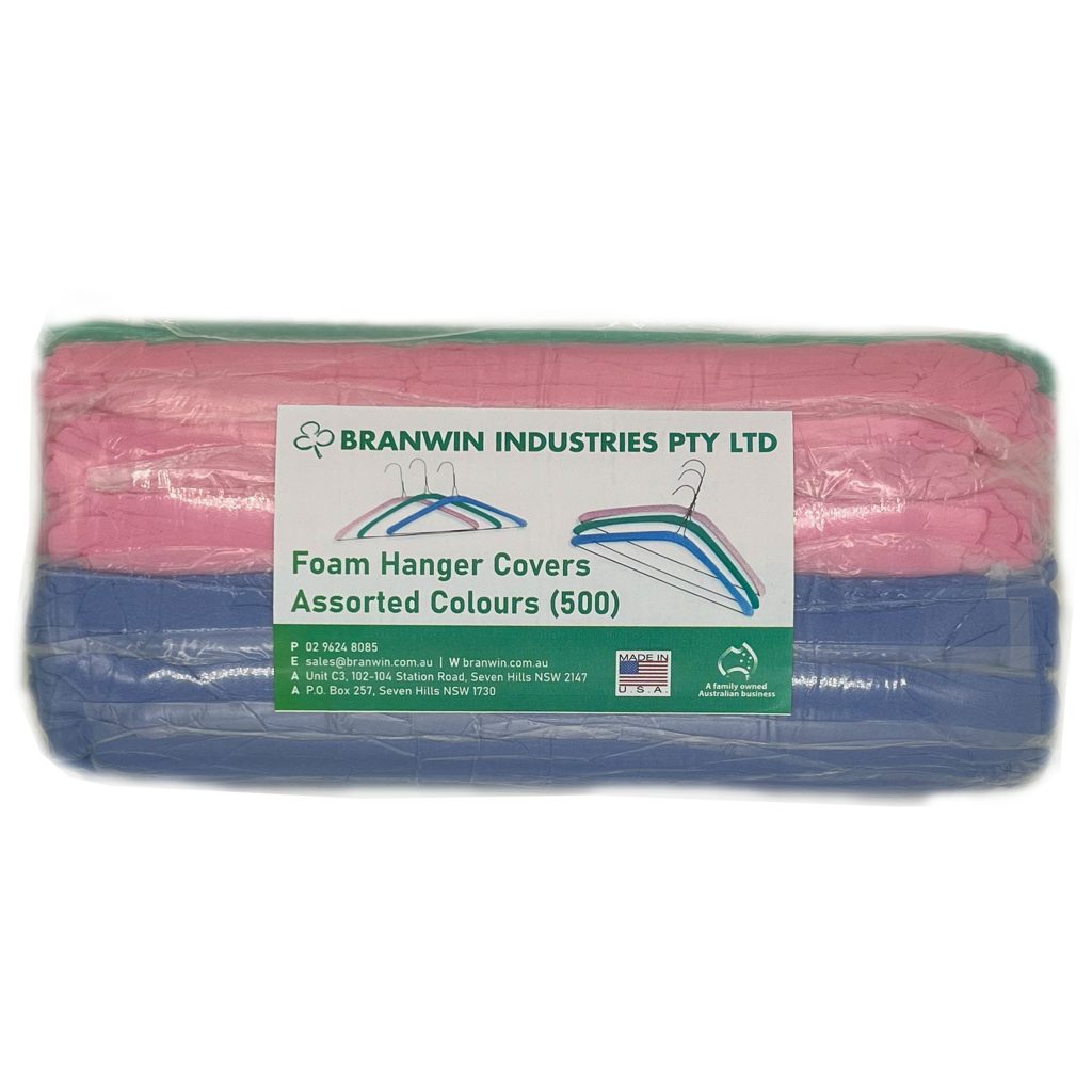 Foam Hanger Covers – Assorted Colours – Branwin Industries